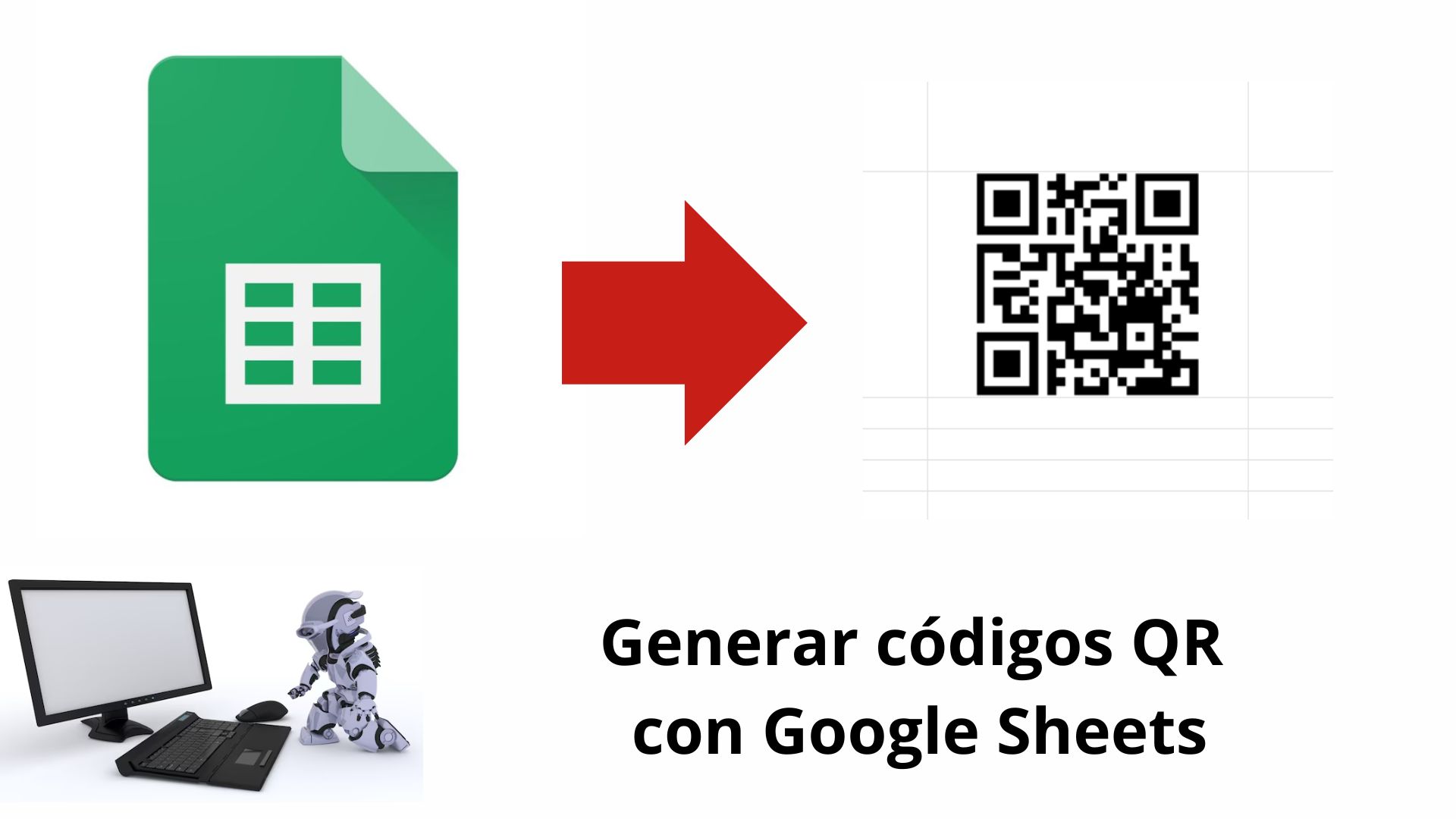 Tutorial: Cómo crear códigos QR para URLs en Google Sheets